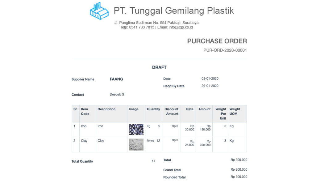Procurement Software | JASA ERP Custom Jakarta Surabaya dan Bali